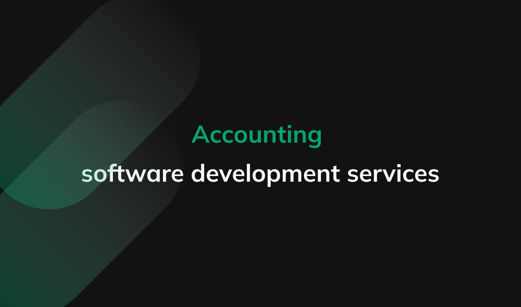 Accounting Software Development Services